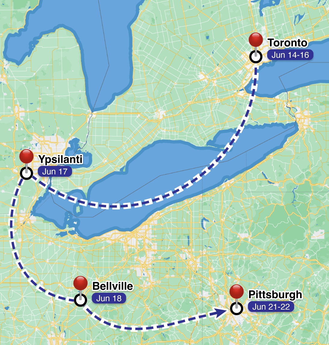 Great Lakes Tour