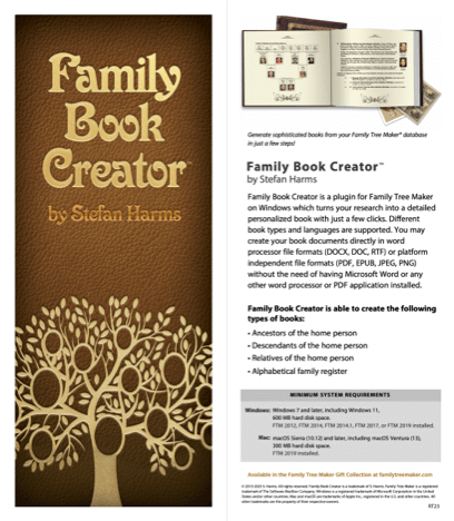 Family Tree Maker - Handouts for Download