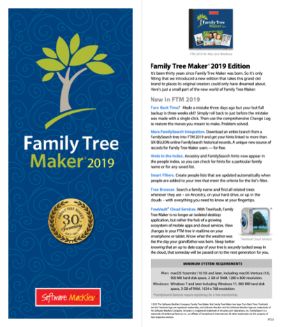 Family Tree Maker - Handouts for Download